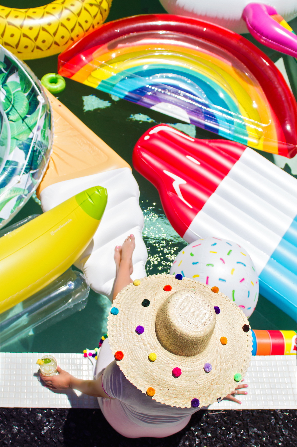 This Colorful Pool Party is Sure to Brighten Up Any Day - Carrie Colbert