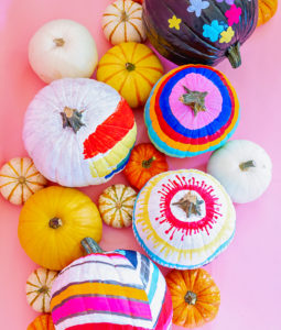 Stylish Inspiration for Your Fall Pumpkins | Fashion Pumpkins - Carrie ...