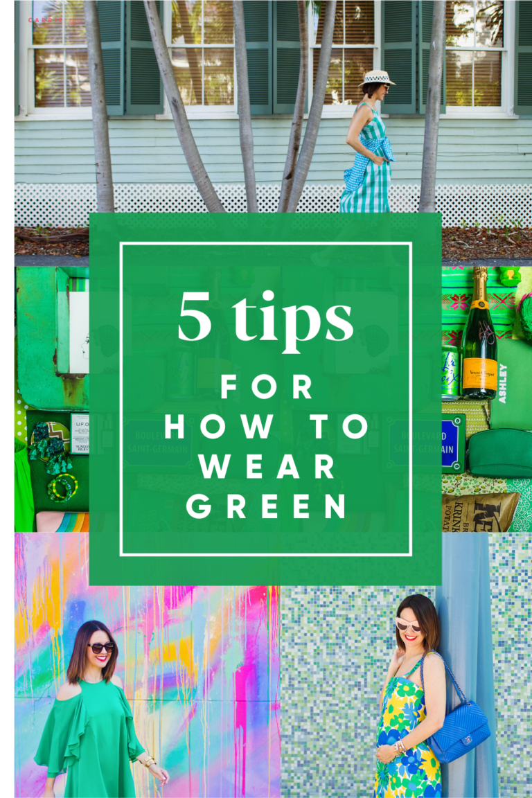 5 Tips for How to Wear Green - Carrie Colbert